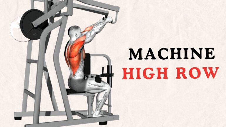 Machine High Row: Muscles Worked and How To Do