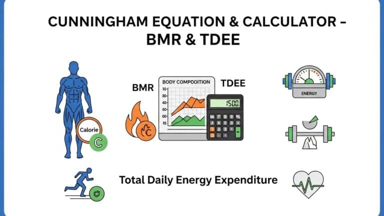 Cunningham Equation & Calculator (BMR & TDEE)
