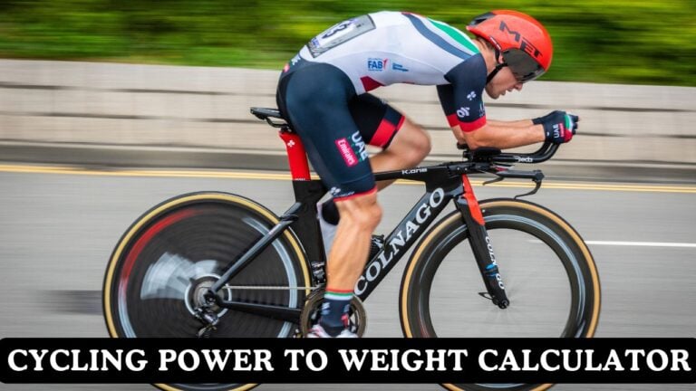 Cycling Power to Weight Calculator (Watts per Kilogram)