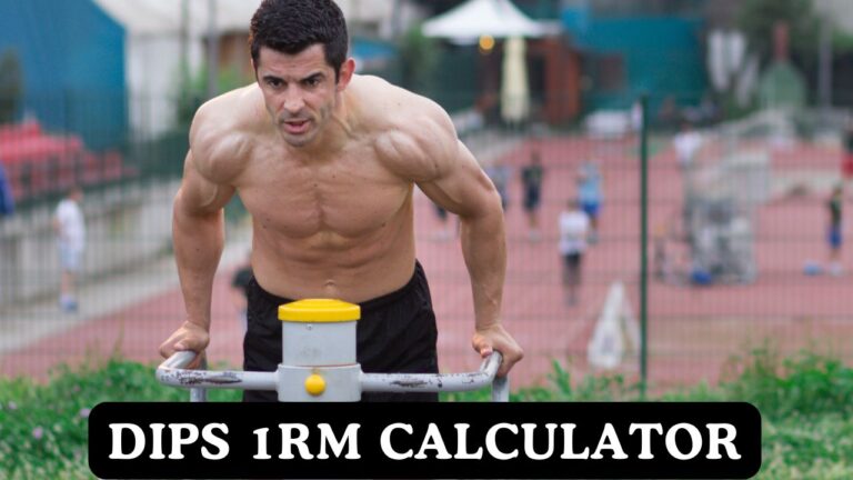 Dips One Rep Max (1RM) Calculator