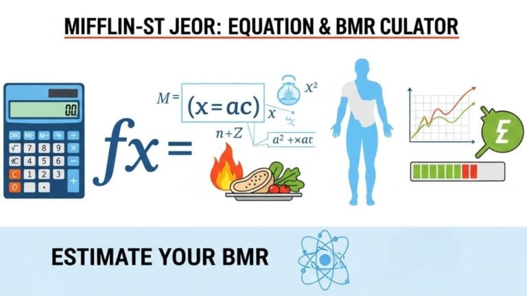 Mifflin-St Jeor: Calculator & Equation