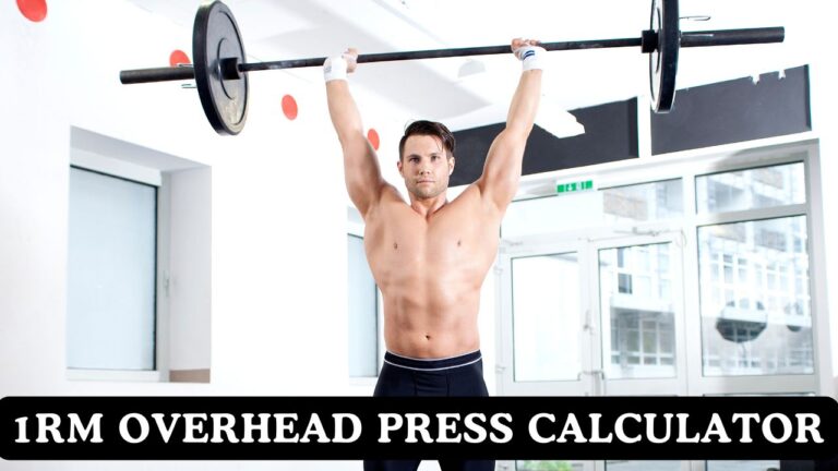 One Rep Max (1RM) Overhead Press Calculator