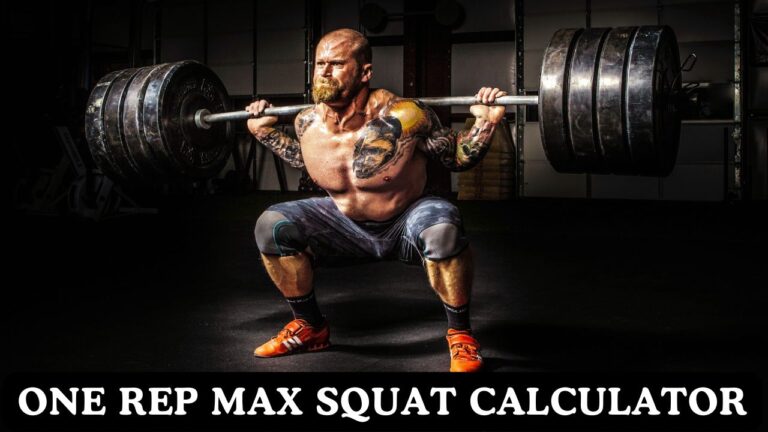 Squat One Rep Max (1RM) Calculator