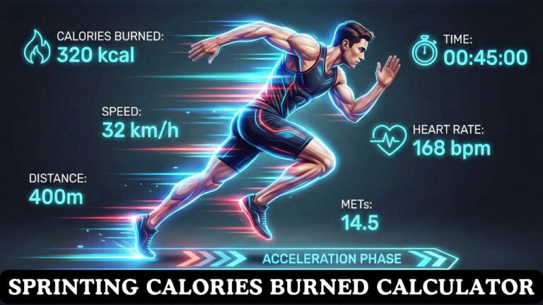 Sprinting Calories Burned Calculator