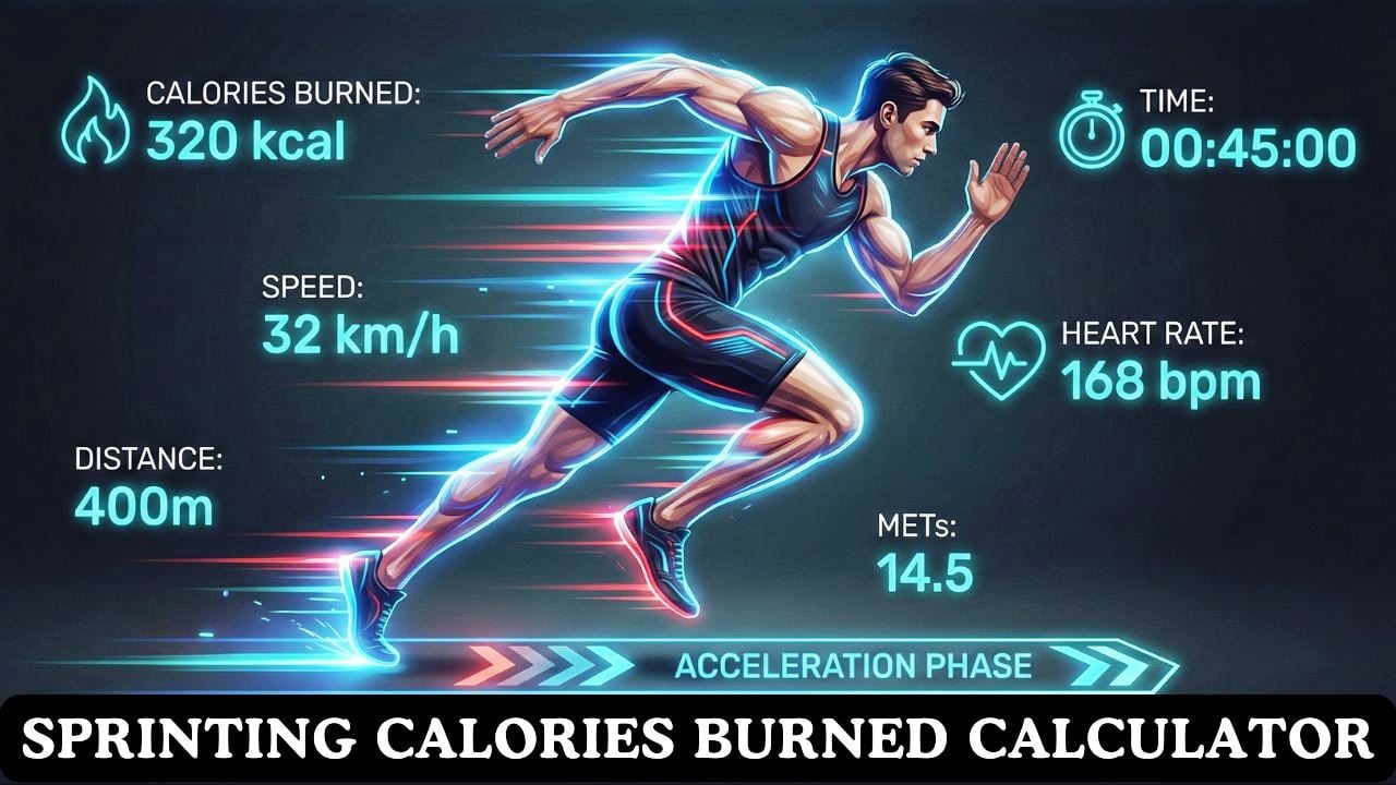 Sprinting Calories Burned Calculator