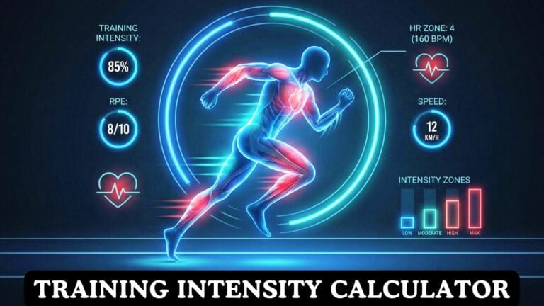 Training Intensity Calculator